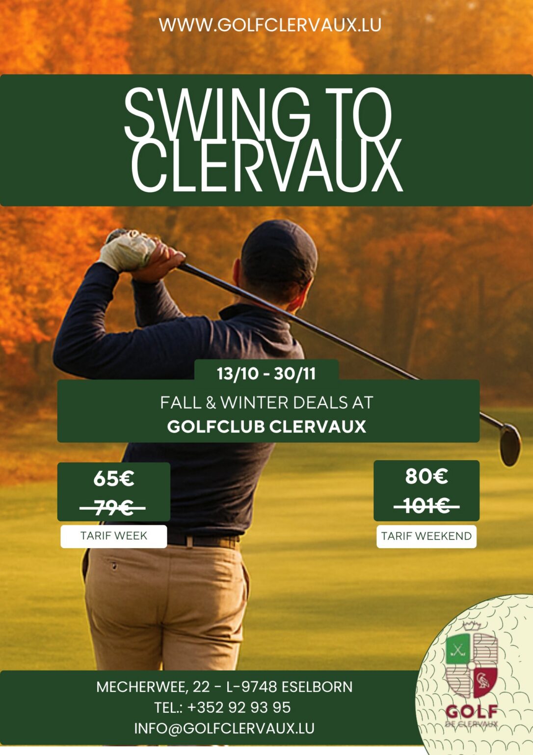 Welcome to Golf de Clervaux